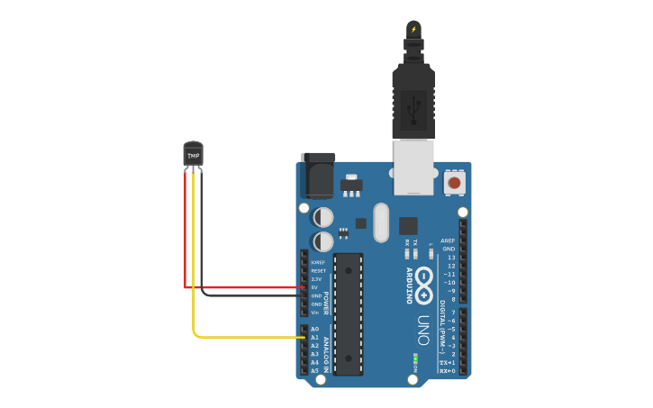 Circuit design Tugas sensor suhu LM35_ Reginia Putri Maharani - Tinkercad Circuit design Tugas sensor suhu LM35_ Reginia Putri Maharani - Tinkercad