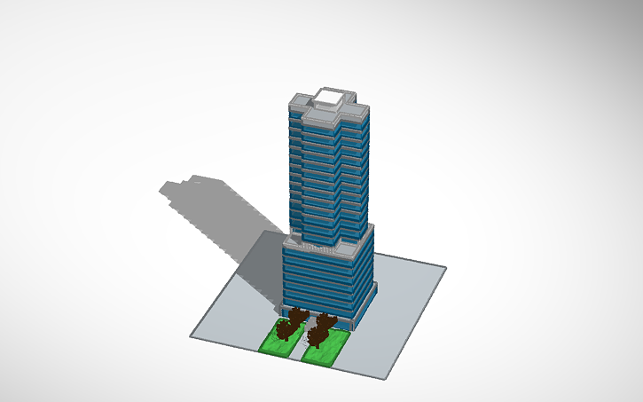 3D design Skyscraper - Tinkercad