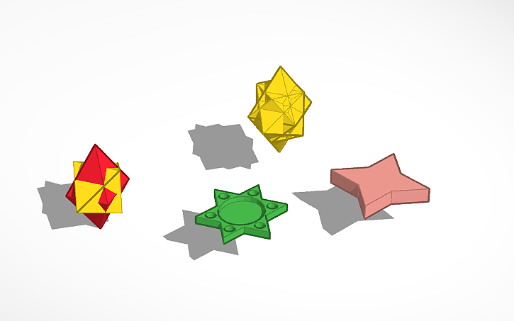 3D design Stars - Tinkercad