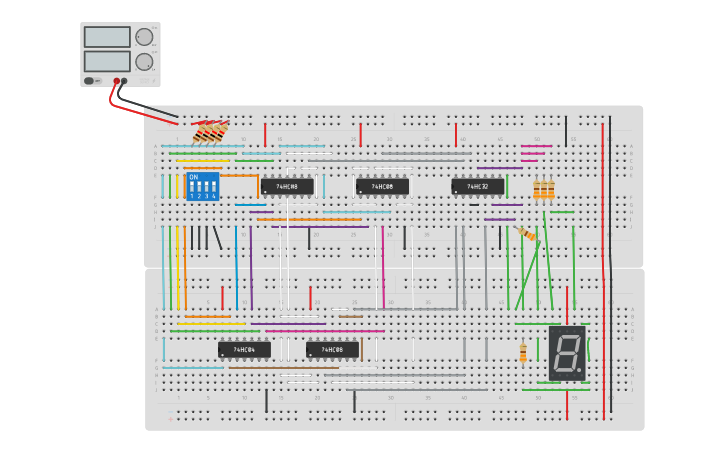 Circuit design examen 1 | Tinkercad