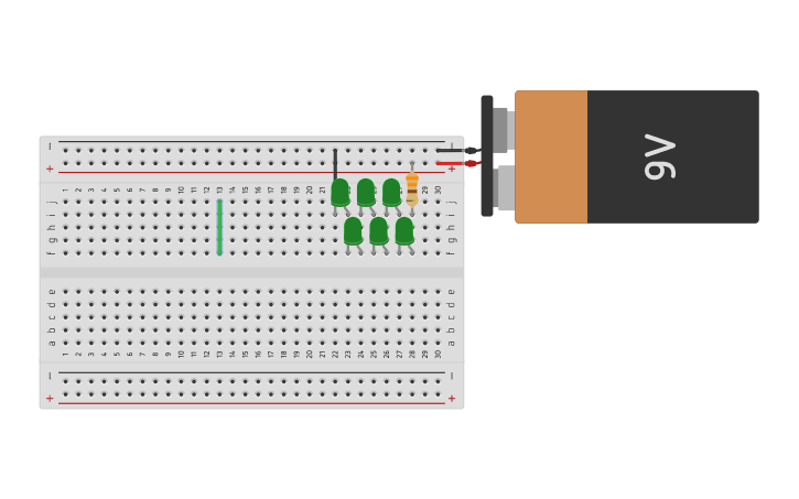 Circuit Design Led In Series Tinkercad