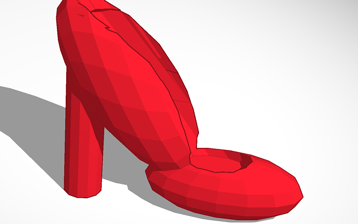 3D design shoe - Tinkercad