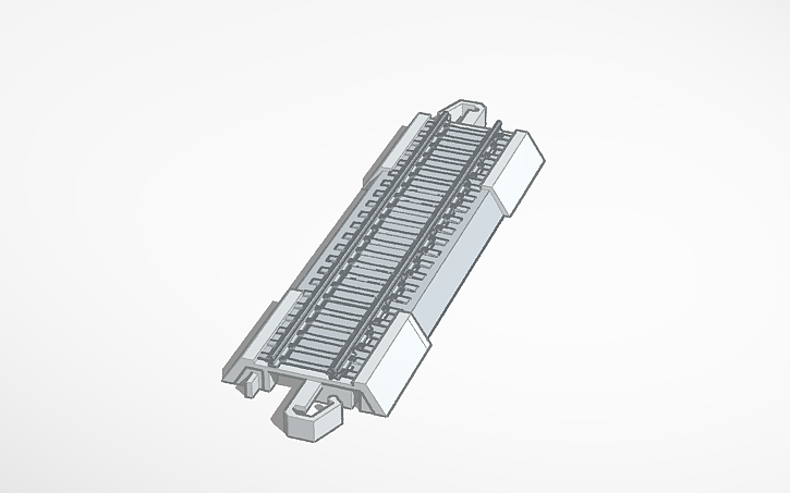 3D design Tomix Fine-track 8cm Short standard track (N-gauge hybrid ...