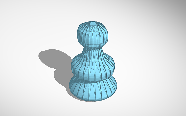 3D design Tinkercad Pawn Scribble Tutorial - Tinkercad