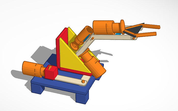 3d Design Robot Arm Tinkercad