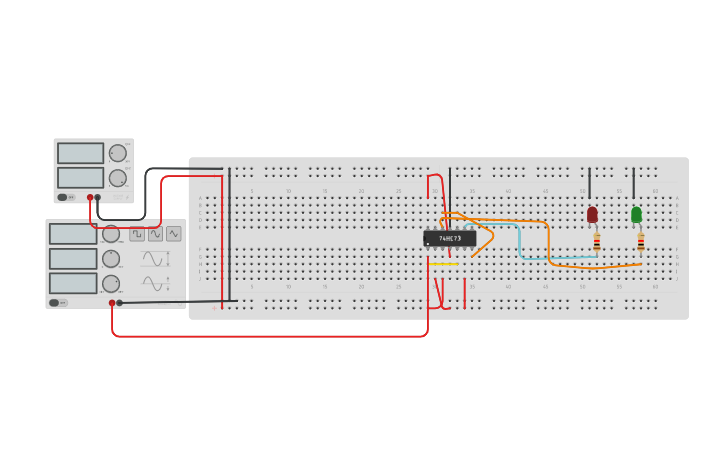 Circuit Design 2 Bit Sync Counter Tinkercad