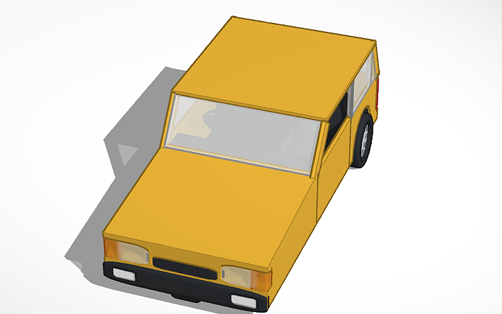 3D design Reliant Robin - Tinkercad