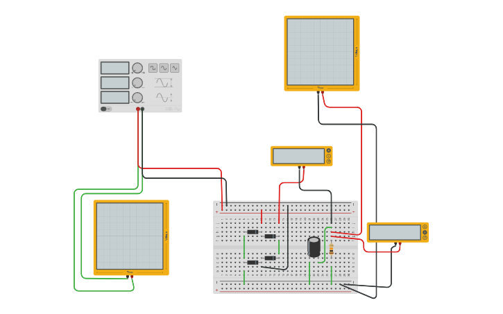 Circuit Design Full Wave Rectifier Tinkercad