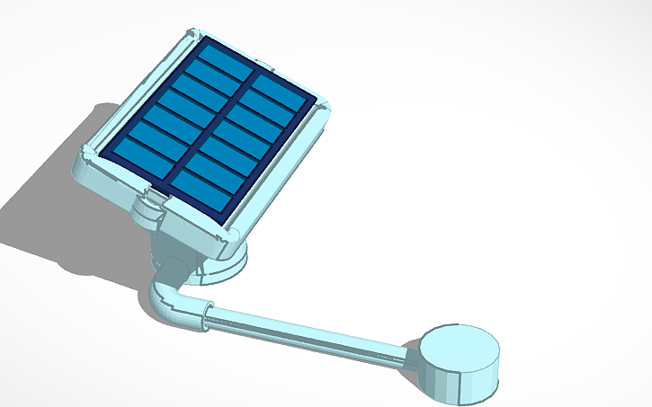 3D design Solar panel - Tinkercad