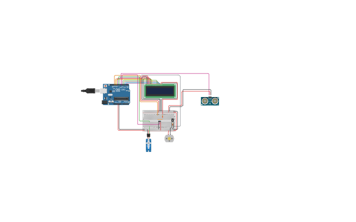 Circuit design LIQUID LEVEL CONTROL SYSTEM - Tinkercad