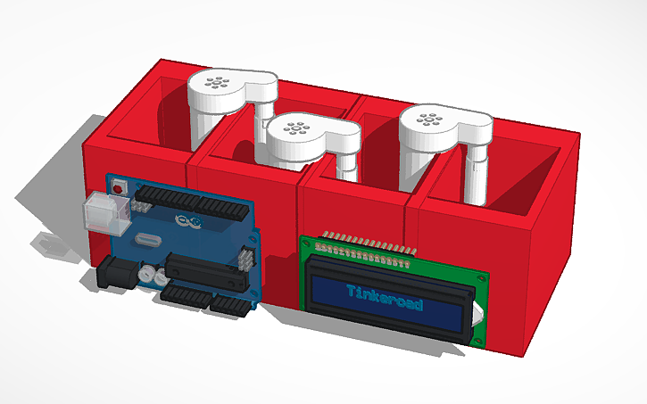 3D design Water Treatment Plant - Tinkercad