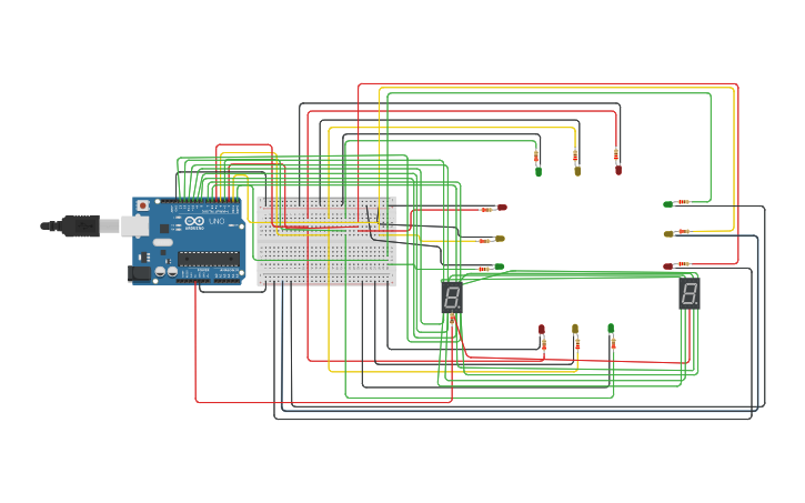 Circuit Design 18blc1041 Iot Traffic Tinkercad