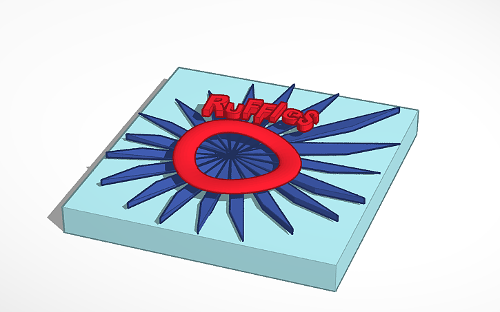 3D design ruffles - Tinkercad