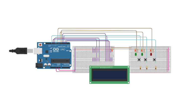 Circuit design Logic Gates - Tinkercad