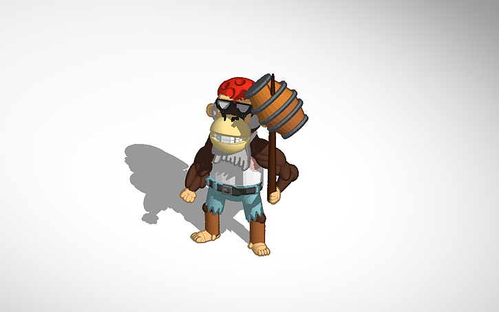 3D design Copy of Donkey Kong - Tinkercad