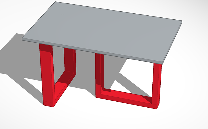 3D design Table - Tinkercad