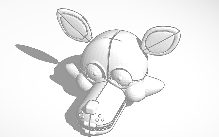 3d Design Lolbit Head Fnaf Tinkercad