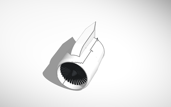 3D design Jet engine - Tinkercad