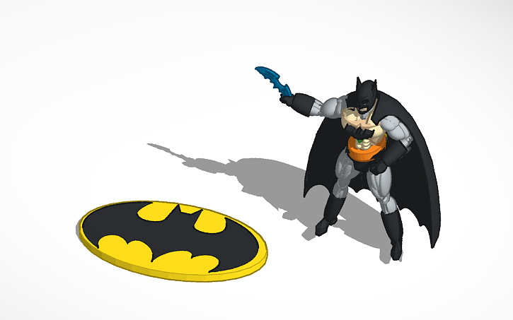 3D design batman - Tinkercad