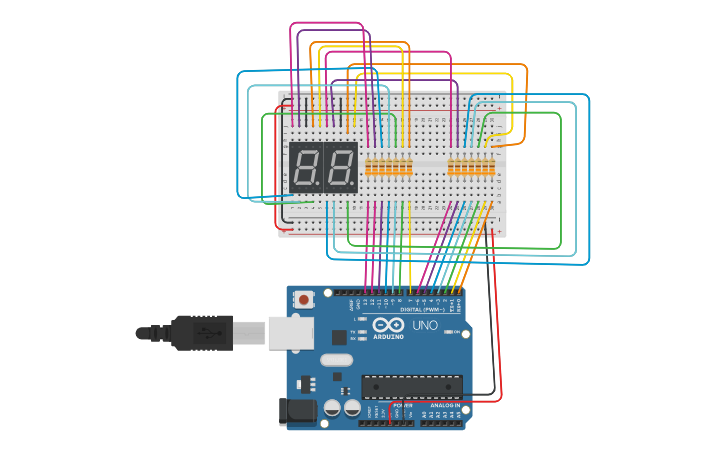 Circuit Design 13 10 22 09 Robótica Led 7 Segimentos Tinkercad