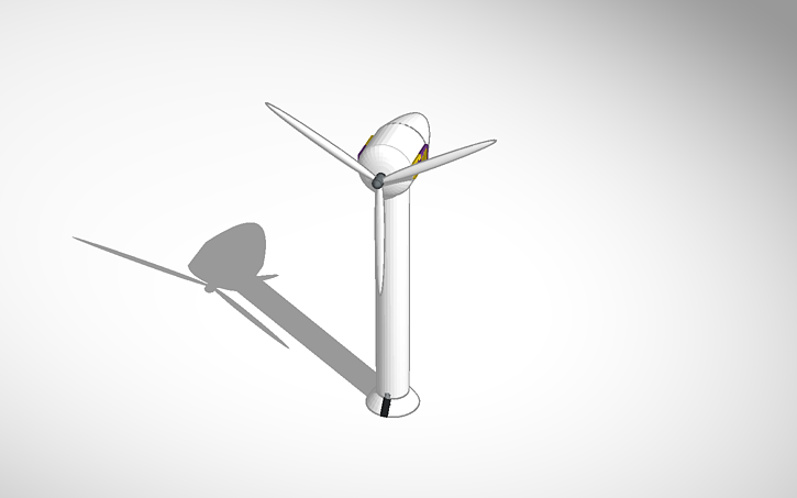 3D design windmolen - Tinkercad