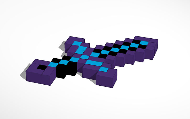 3D design Cool Minecraft Sword | Tinkercad