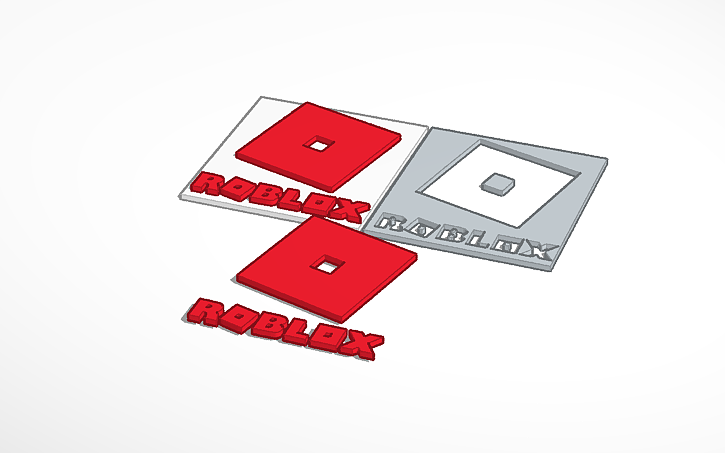 3D design Roblox Logo - Tinkercad