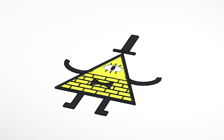 3D design Bill Cipher - Tinkercad