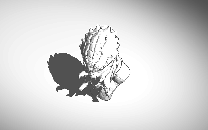 3D design Predator (Maskless) - Tinkercad
