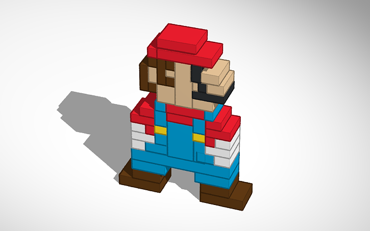 3D design Copy of Mario incompleto - Tinkercad