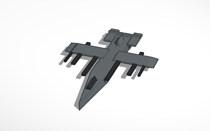 3D design Fighter jet FXS-33 | Tinkercad