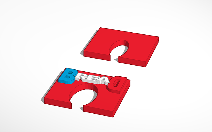 3D design Quality Bread Clips - Tinkercad