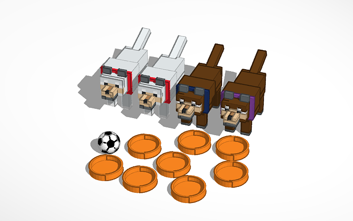 3D design dogs | Tinkercad