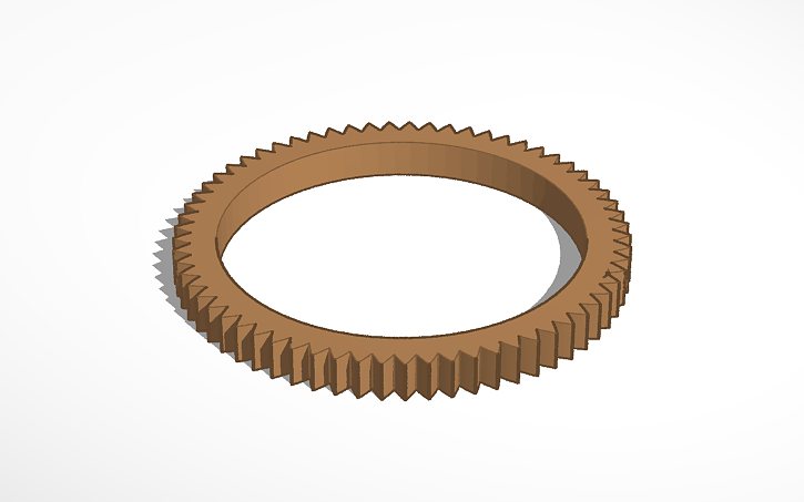 3D design Focus Gear Tair-41m 50mm - Tinkercad