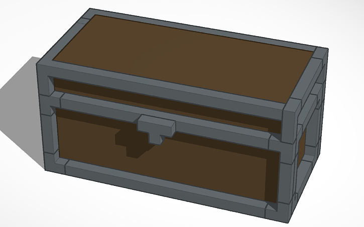 3D design chest - Tinkercad