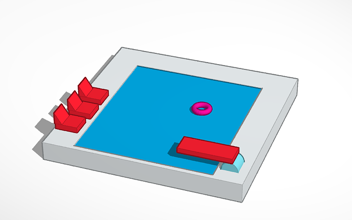 3D design Pool - Tinkercad