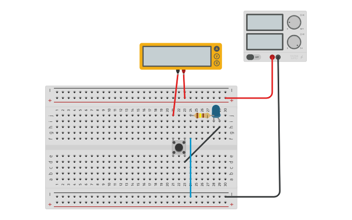 Circuit design circuito led | Tinkercad