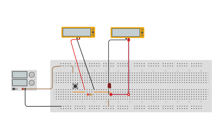 Circuit design Circuito del led | Tinkercad