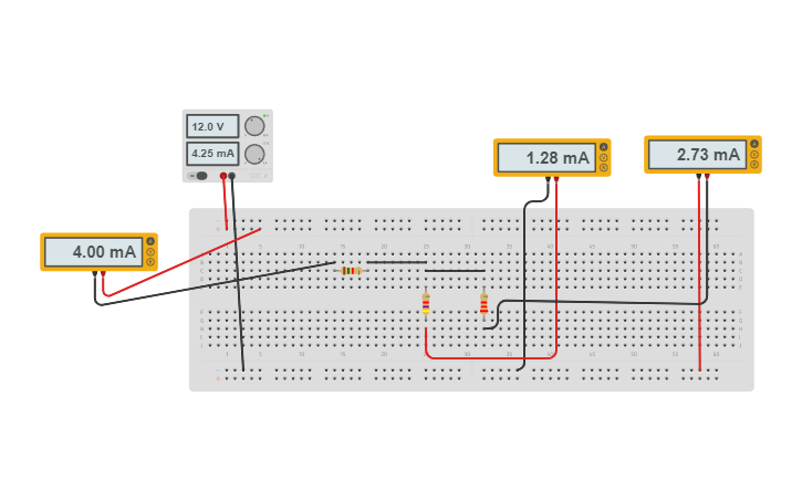 Circuit design Part C – Series - Parallel Circuit | Tinkercad