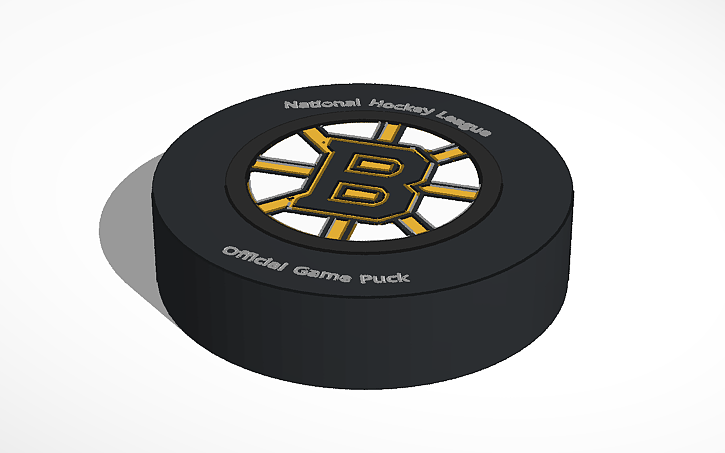 3D design Hockey Puck - Tinkercad
