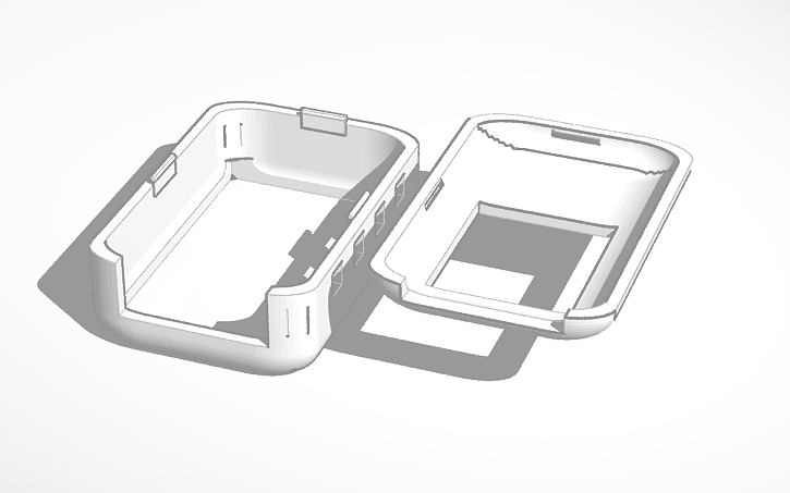3D design LIDAR laser ranging enclosure - Tinkercad
