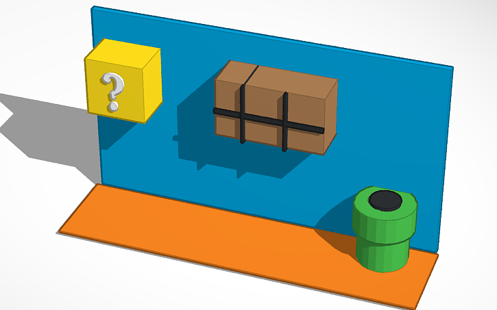 3D design Super mario - Tinkercad