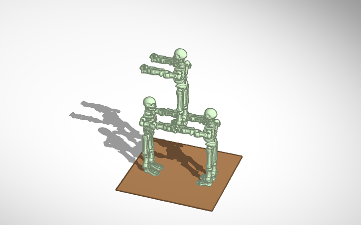 3D design Spooky Scary Skeletons | Tinkercad