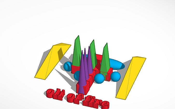 3D design fly of fire | Tinkercad