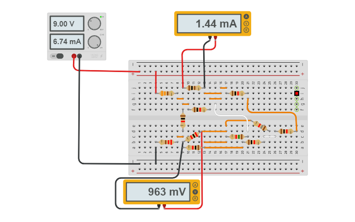 Circuit design punto 5 - Tinkercad