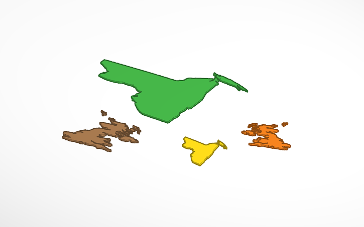 3d Design My World Map Tinkercad