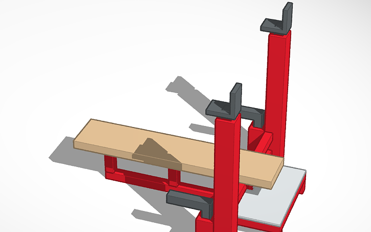 3D design Bench Press I - Tinkercad