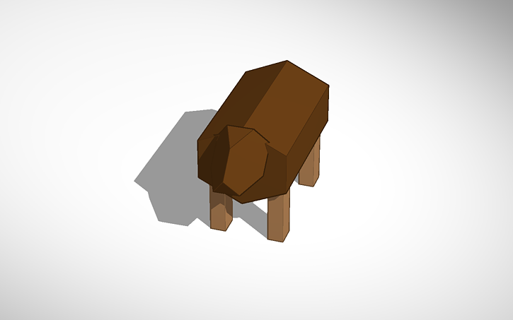 3D design Cow | Tinkercad