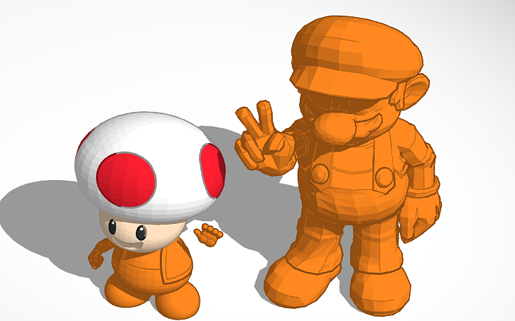 3D design Mario - Tinkercad