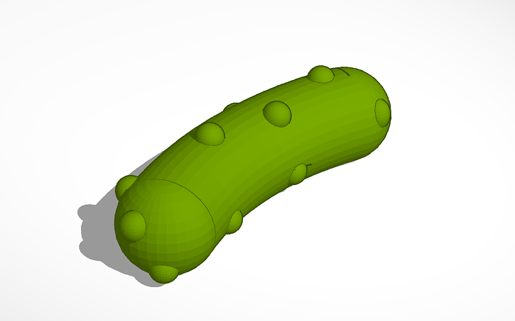 3D design pickle - Tinkercad